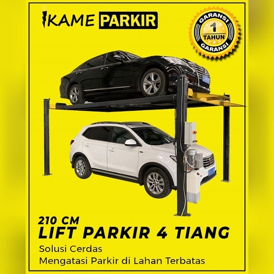 Lift Parkir IKAME 4 Tiang - ISCAR JATIM
